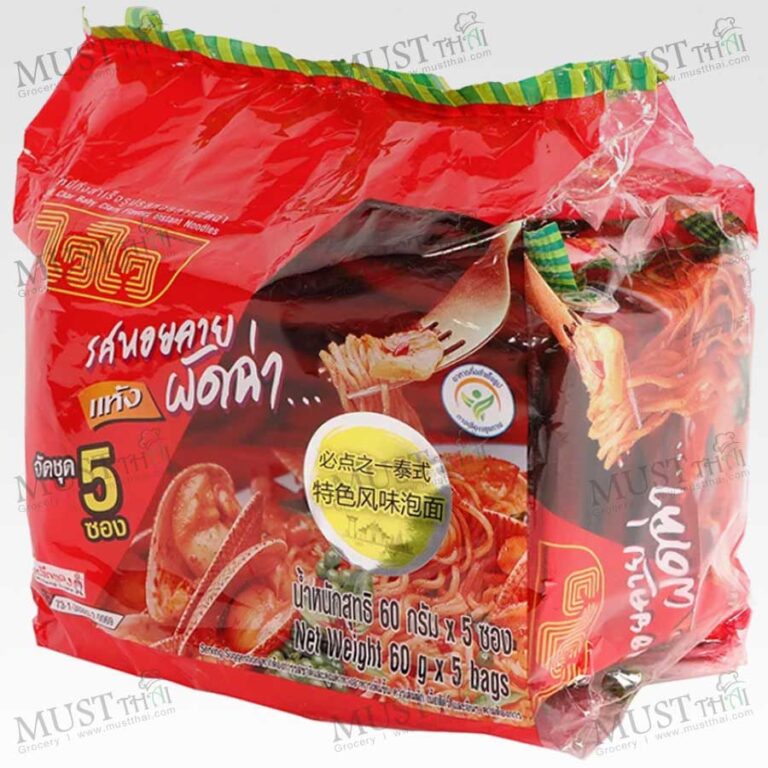 Instant Noodles Pad Char Baby Clam Flavour - Wai Wai (Pack of 5 ...