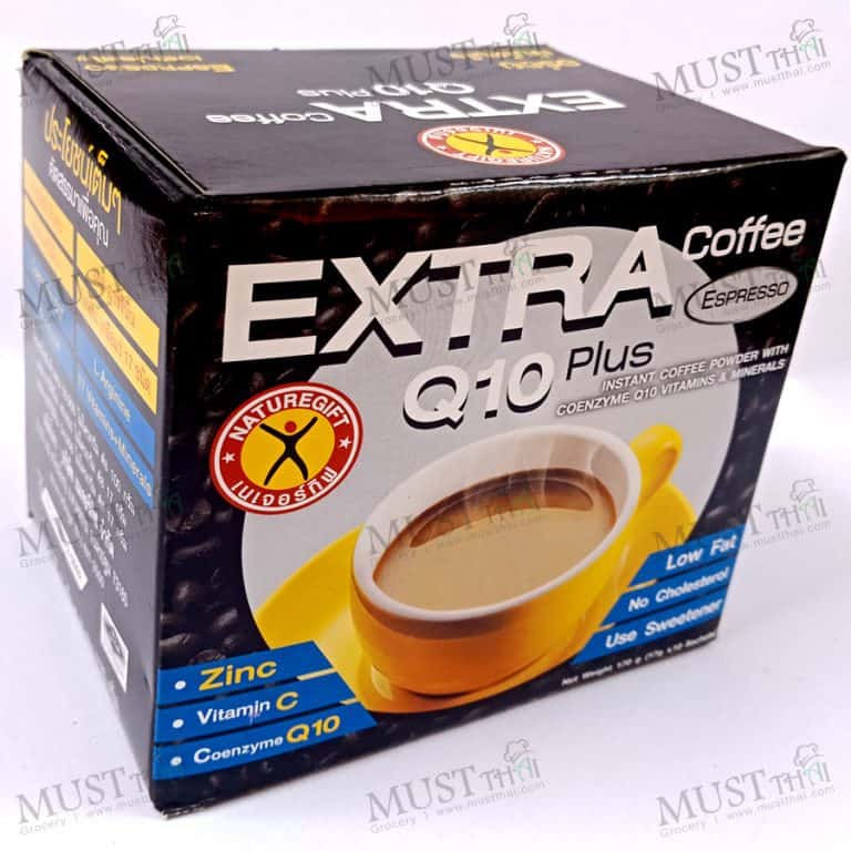 Extra Coffee Q10 Plus - NatureGift (box of 10 sachets) » MustThai ...