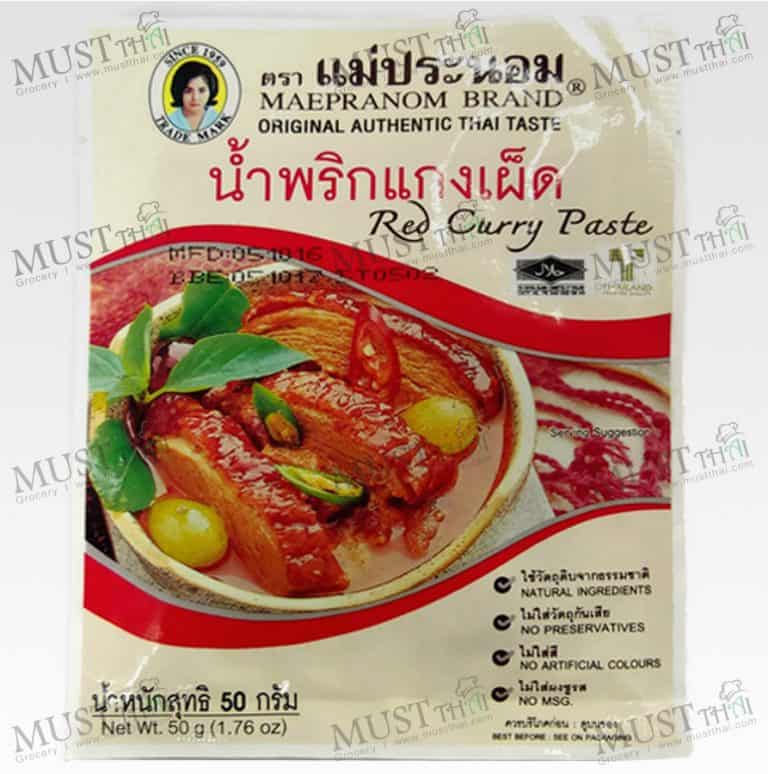 Red Curry Paste Mae Pranom 50g