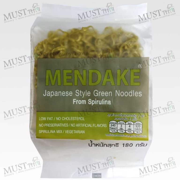Japanese Style Green Noodles from Sprirulina – Mendake (180g)