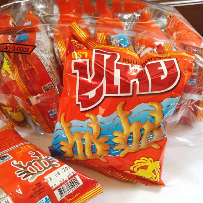 Crispy Snacks Squid Flavoured – Pu Thai (pack of 12)