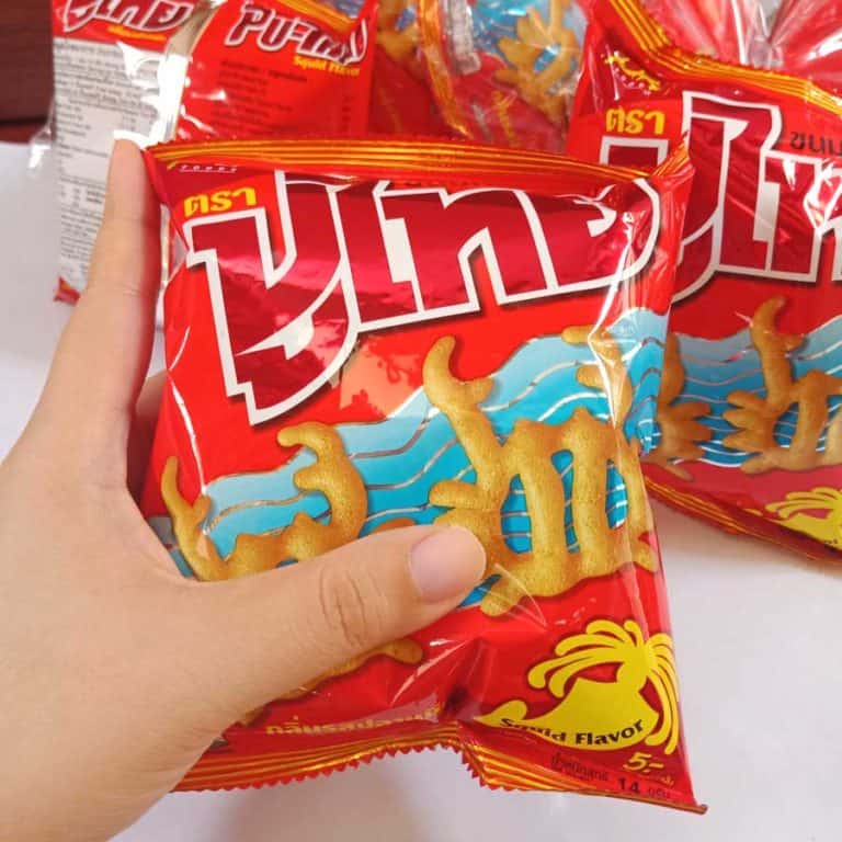 Crispy Snacks Squid Flavoured – Pu Thai (pack of 12)