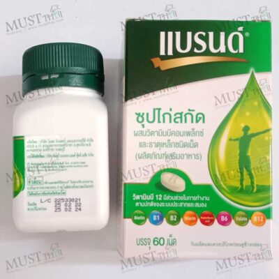 Essence of Chicken with Vitamin B Complex and Iron - BRAND'S (60 Tablets)