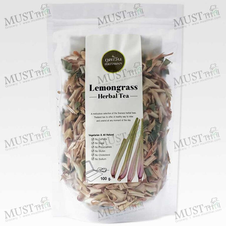 Lemongrass herbal Tea – Phutawan (100g) » MustThai, Grocery Online