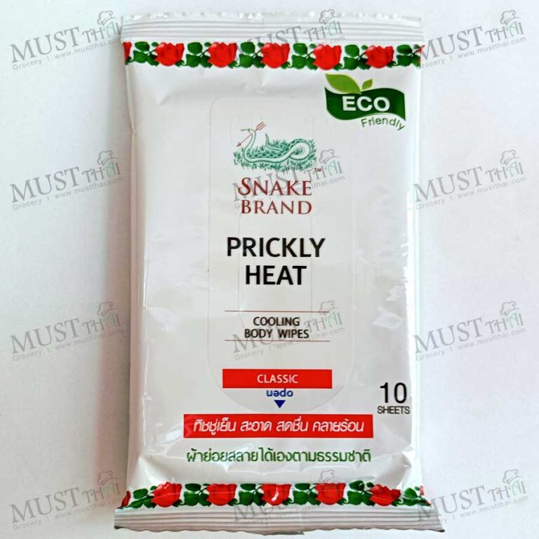 Prickly Heat Classic Cooling Wipe – Snake (10 Sheets )